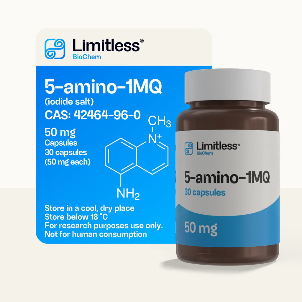 5-amino-1MQ 50 mg – 30 capsule | Biochimica senza limiti – LimitlessBioChem